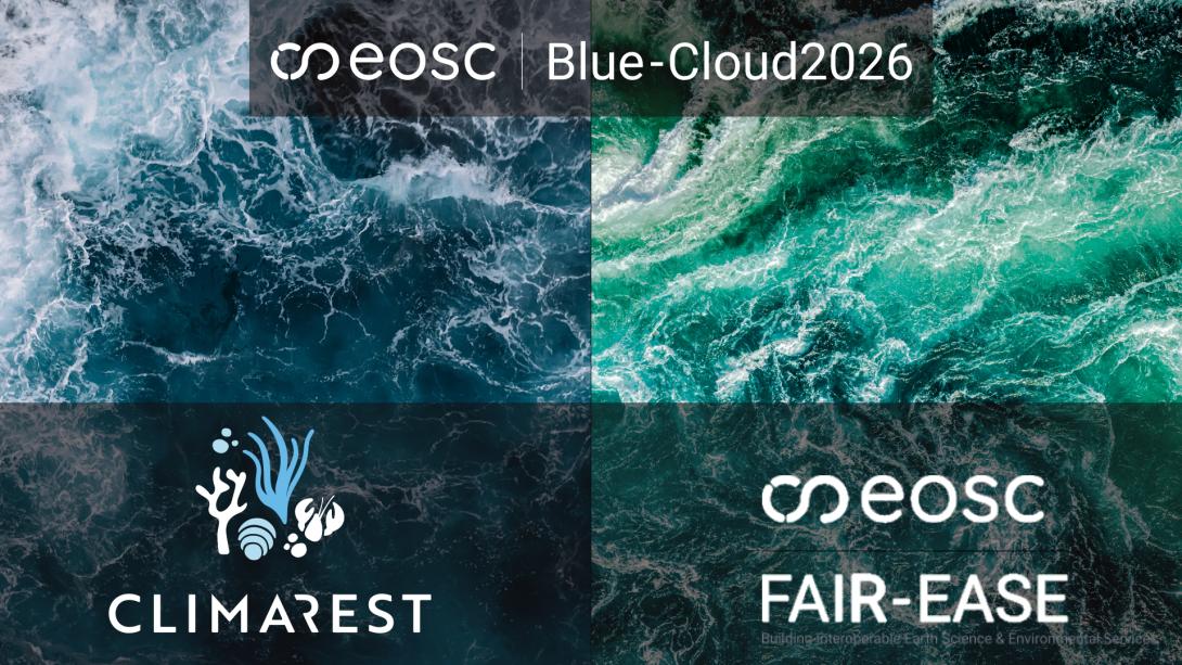 Collaboration efforts between Blue-Cloud, FAIR-EASE and CLIMAREST